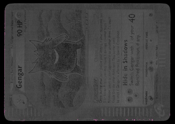 2002 Pokemon e-Card Series Expedition 48 Reverse Holo Gengar